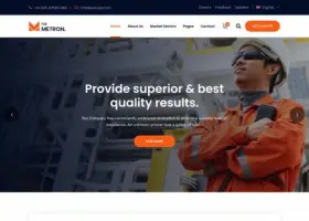Metron - 工业和建筑企业WordPress主题 - WordPress智库
